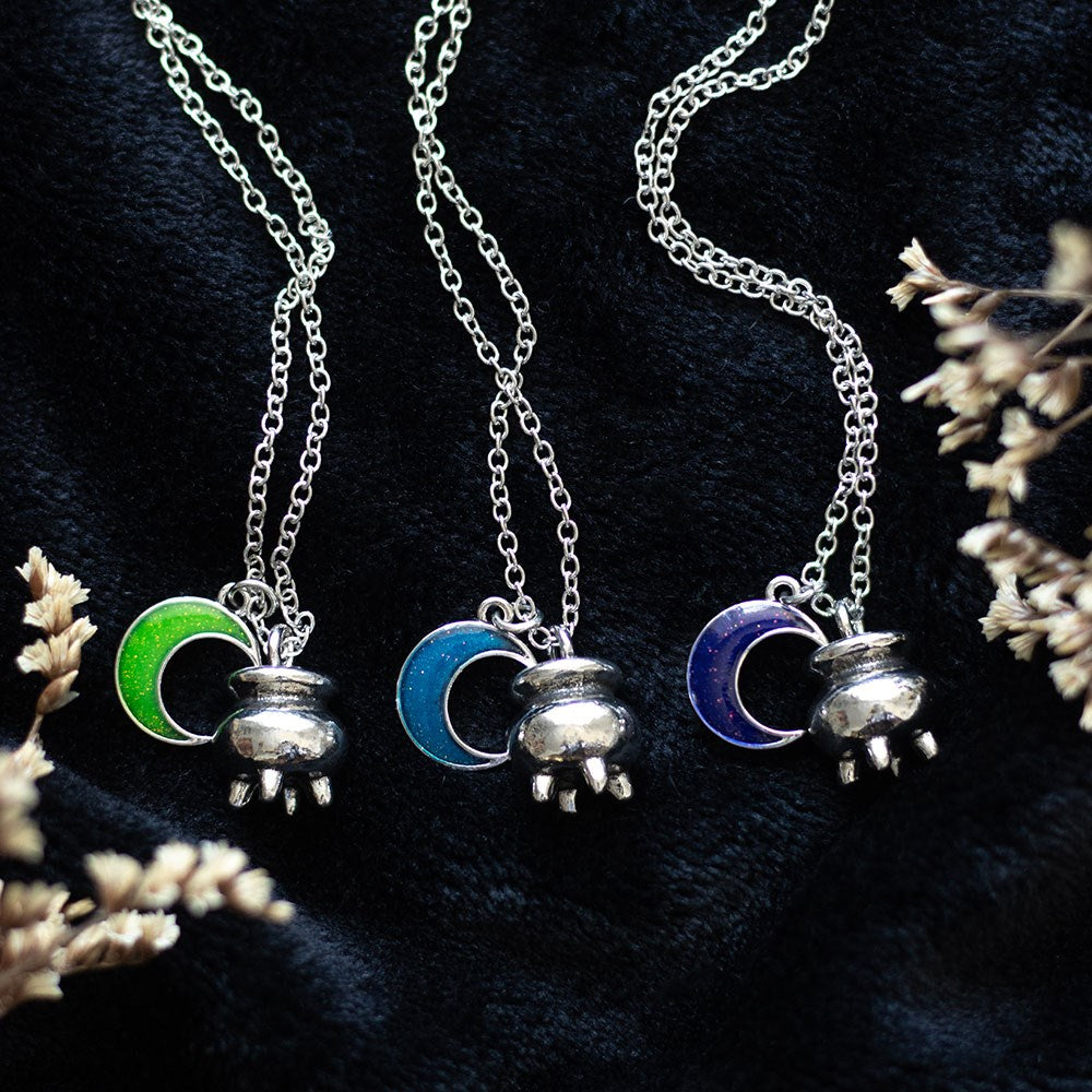 Set of 3 Coven Sisters Cauldron Charm Necklaces – Midnight Rose Emporium