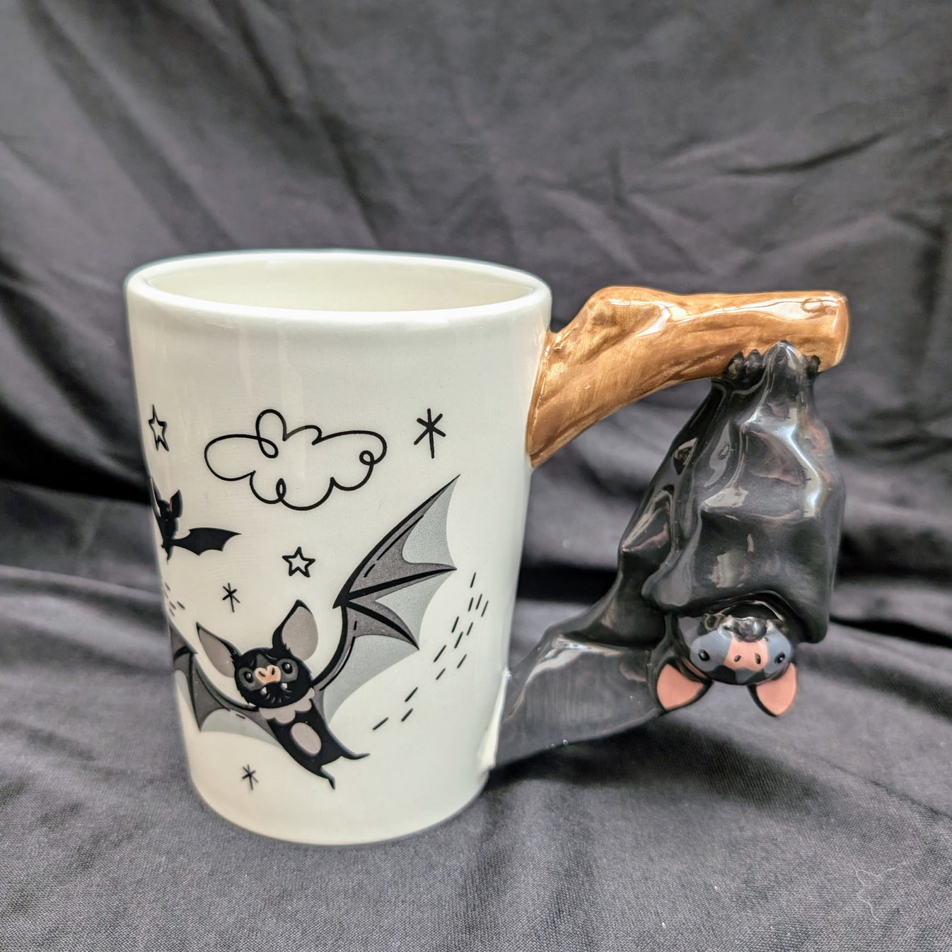 Bat Shaped Handle Mug – Midnight Rose Emporium