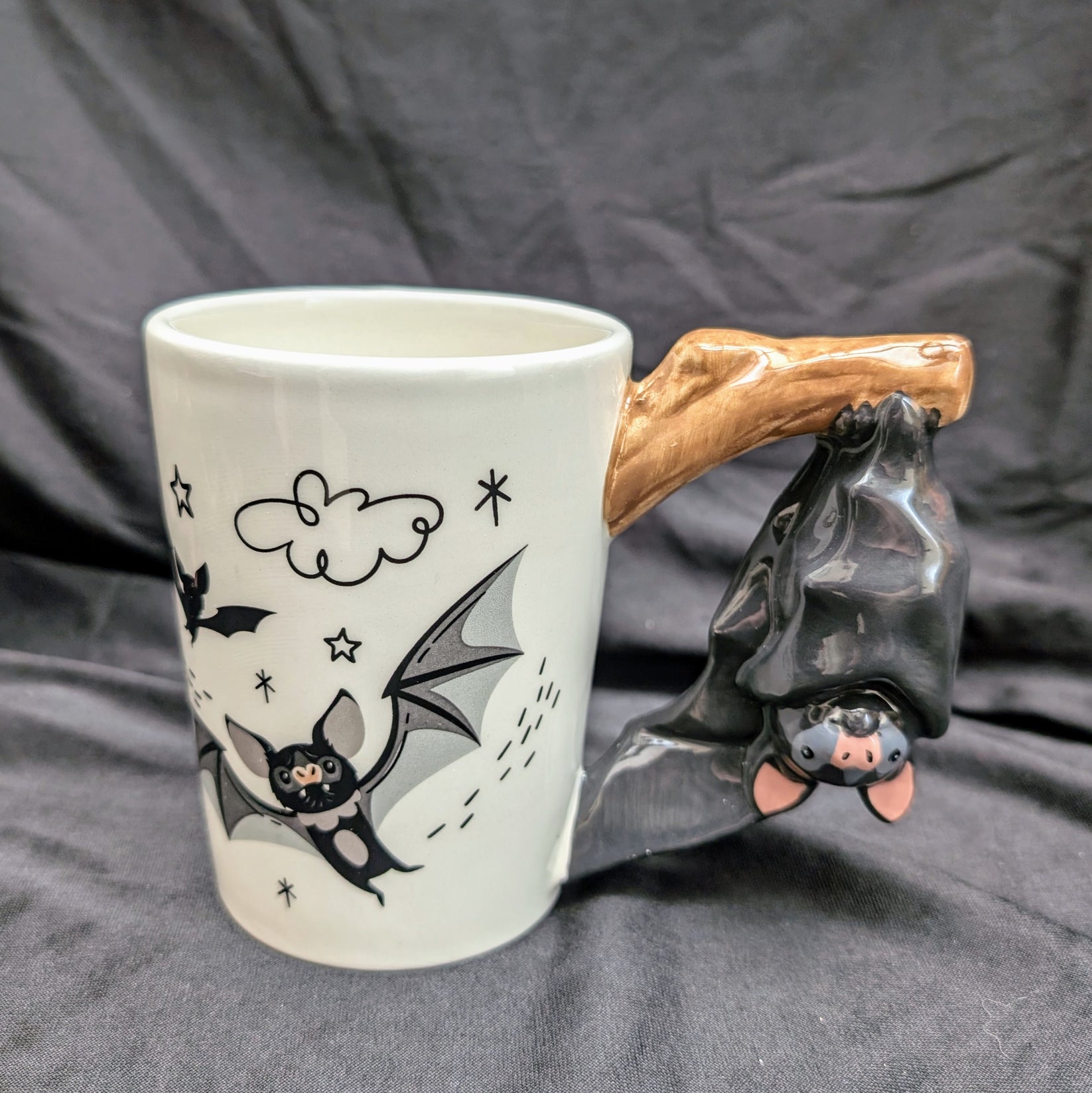 Bat Shaped Handle Mug – Midnight Rose Emporium