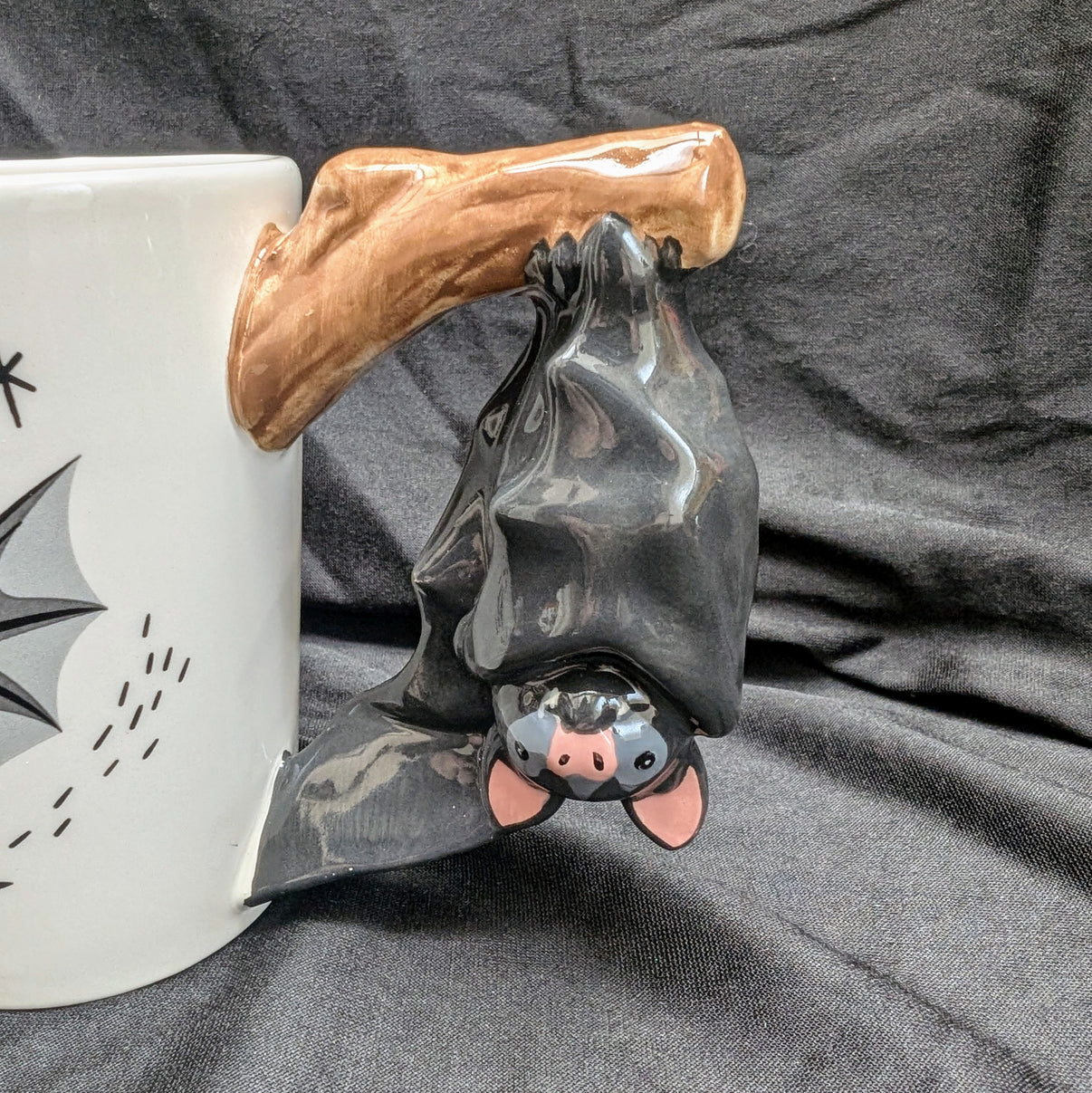 Bat Shaped Handle Mug – Midnight Rose Emporium