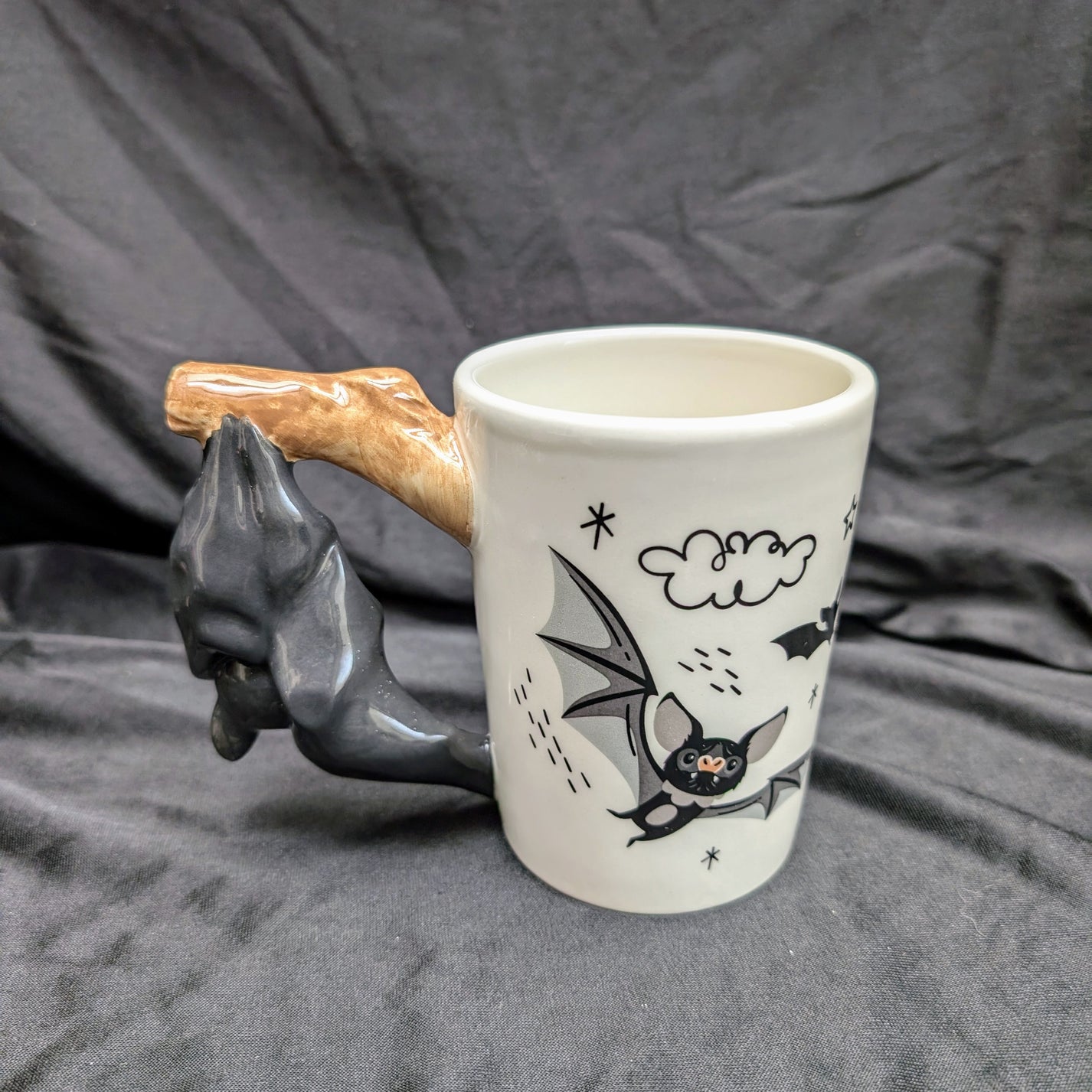 Bat Shaped Handle Mug – Midnight Rose Emporium